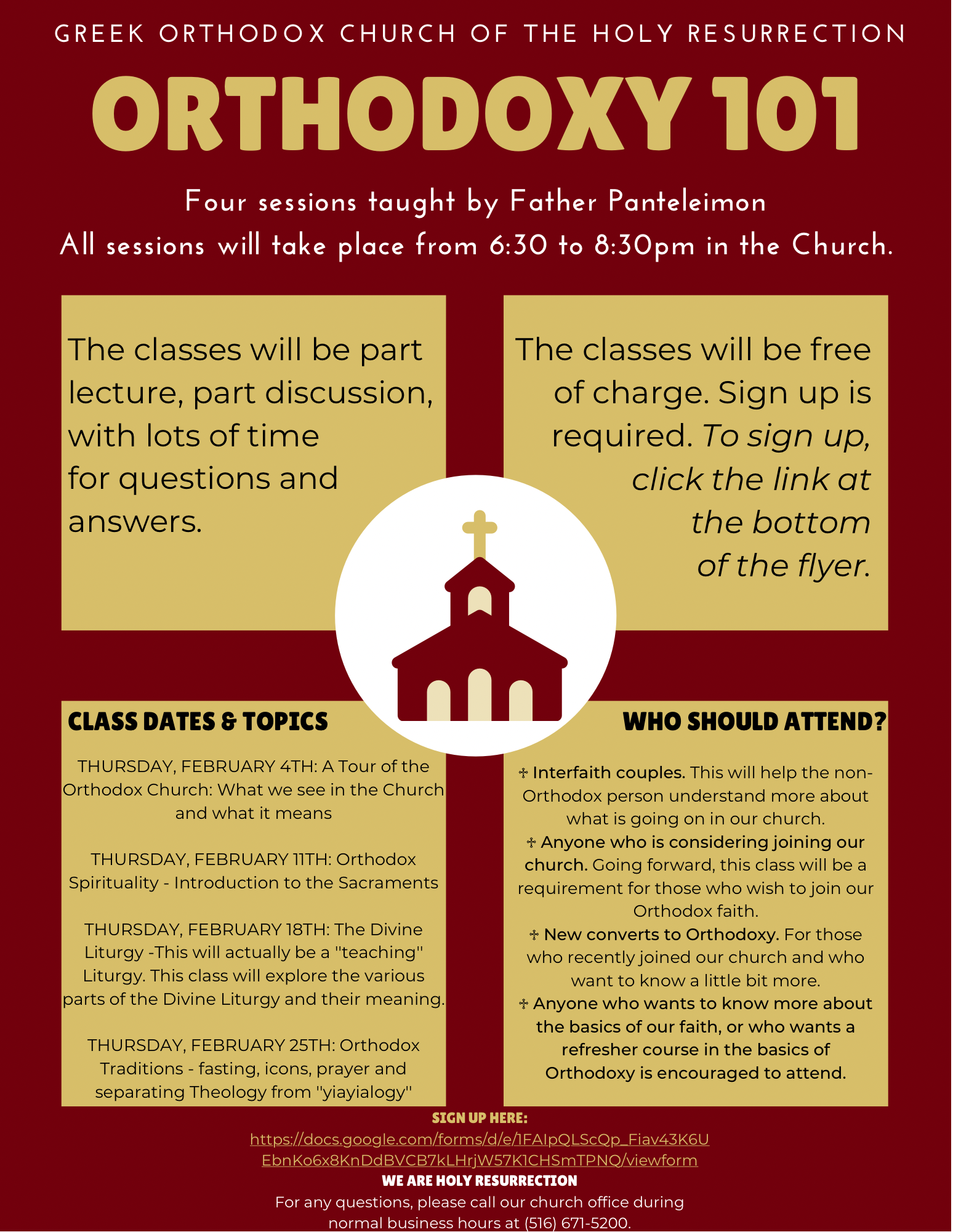 Welcome to Our Parish Website | Church of the Holy Resurrection